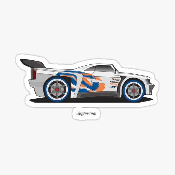 "HW Acceleracers Bassline Vector Art" Sticker for Sale by Heybratan ...