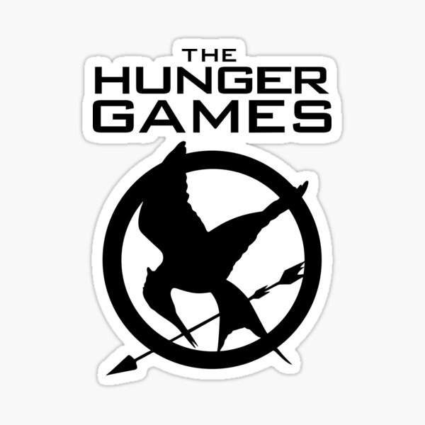 "Hunger Games Merch Hunger Games Logo" Sticker for Sale by drawn-nana ...