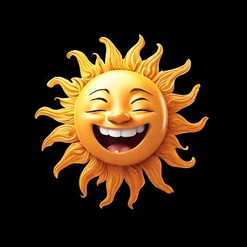 "The smiling sun" Sticker for Sale by StyleSketch | Redbubble