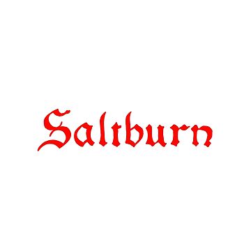 "Saltburn logo" Sticker for Sale by lyla19xx | Redbubble