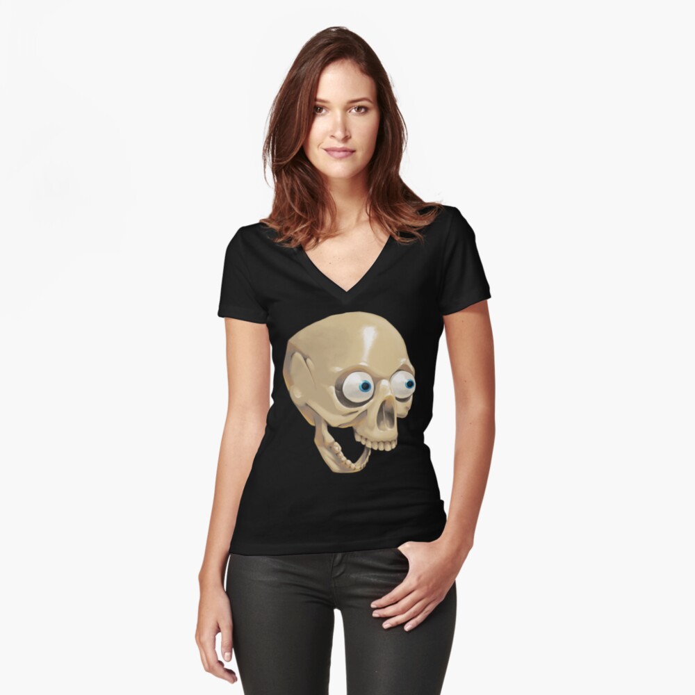 "Awooga skull " Sticker for Sale by BionicBandit | Redbubble