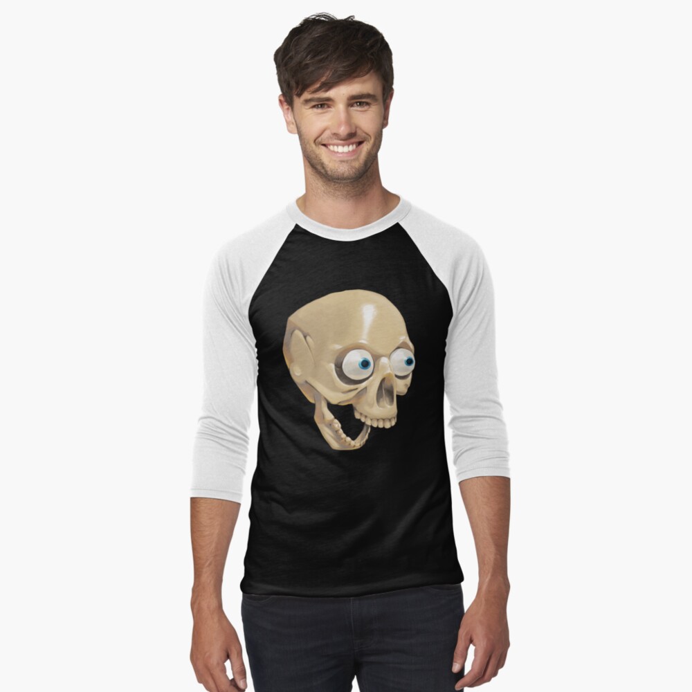 "Awooga skull " Sticker for Sale by BionicBandit | Redbubble