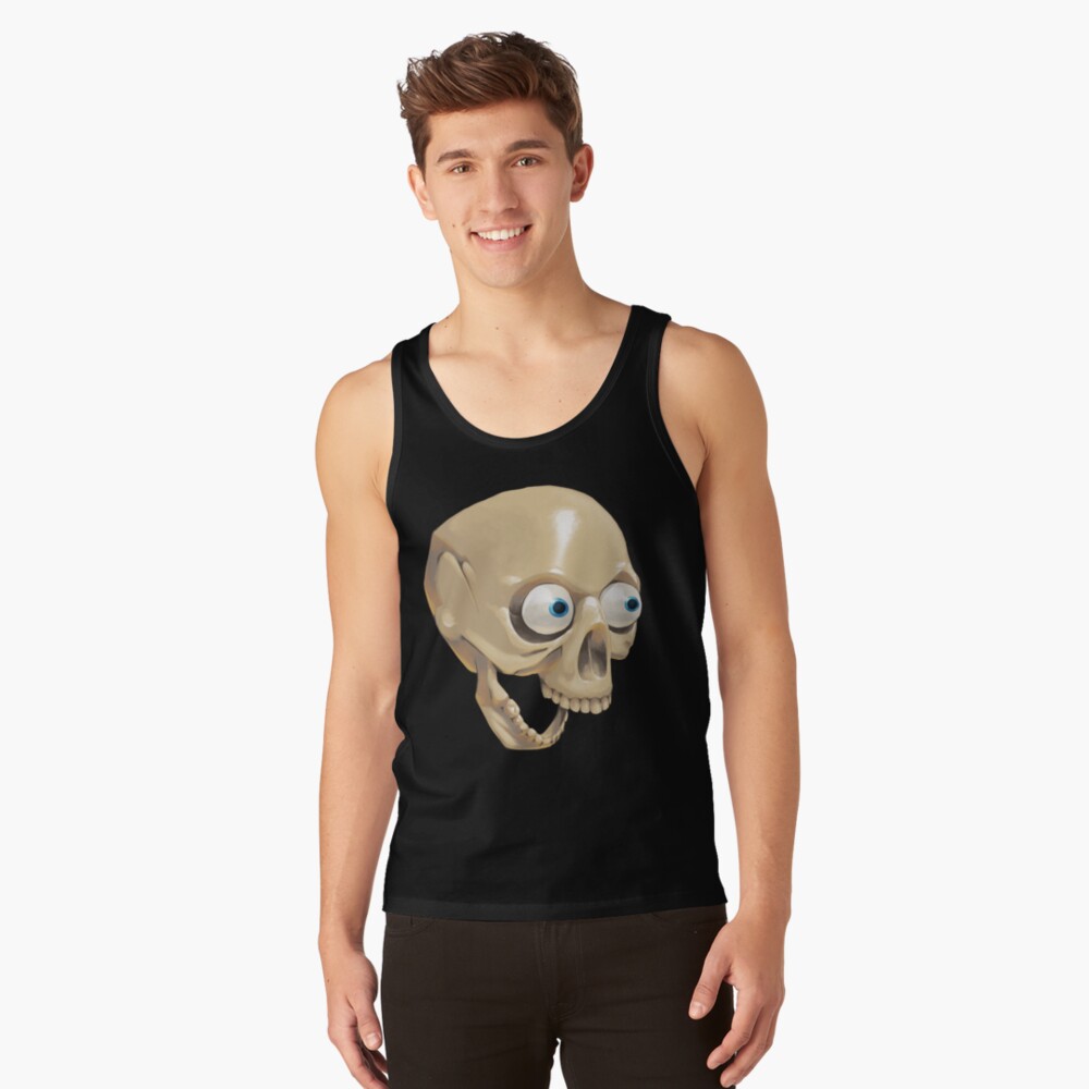 "Awooga skull " Sticker for Sale by BionicBandit | Redbubble