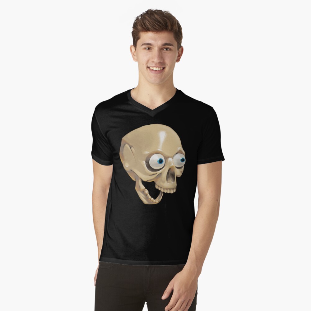 "Awooga skull " Sticker for Sale by BionicBandit | Redbubble