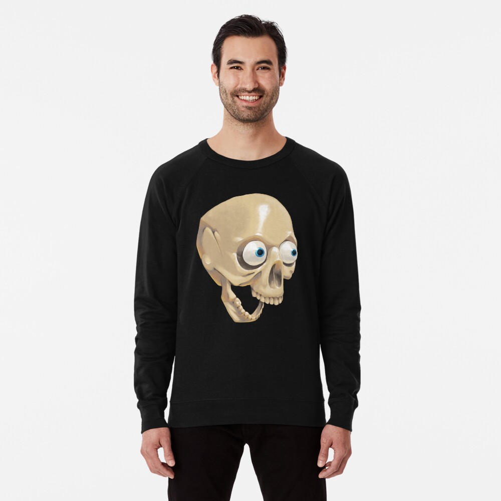 "Awooga skull " Sticker for Sale by BionicBandit | Redbubble