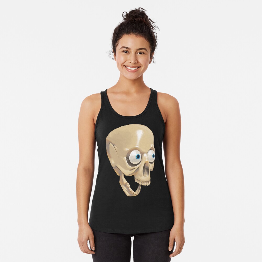 "Awooga skull " Sticker for Sale by BionicBandit | Redbubble