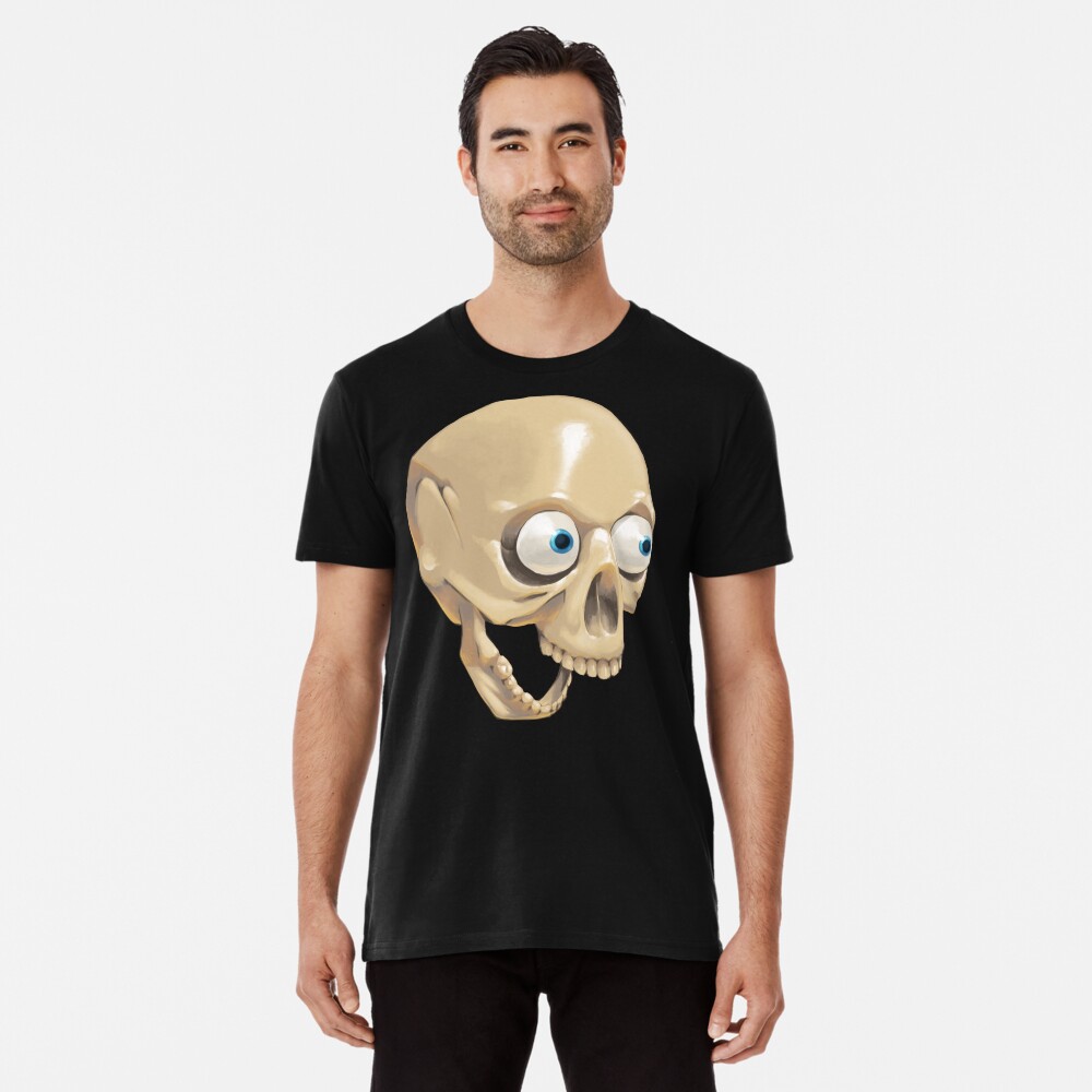 "Awooga skull " Sticker for Sale by BionicBandit | Redbubble