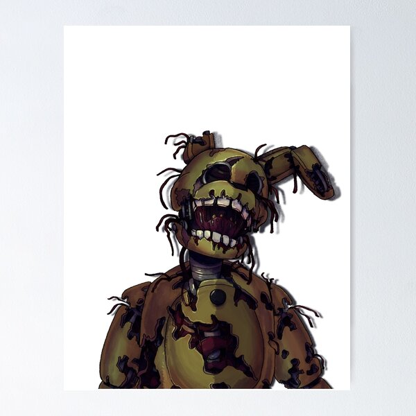 "Lights Off Springtrap" Poster for Sale by Strange-Stuff | Redbubble