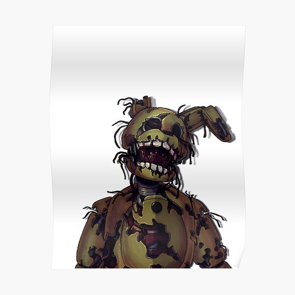 "Lights Off Springtrap" Poster for Sale by Strange-Stuff | Redbubble