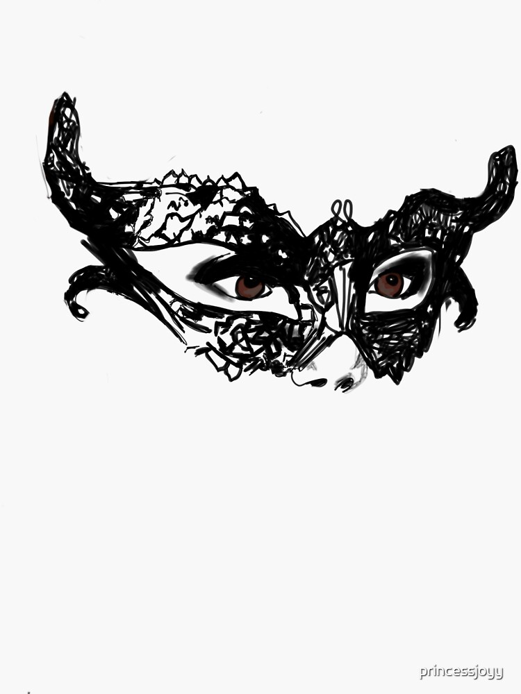 "Katherine pierce masquerade " Sticker for Sale by princessjoyy | Redbubble