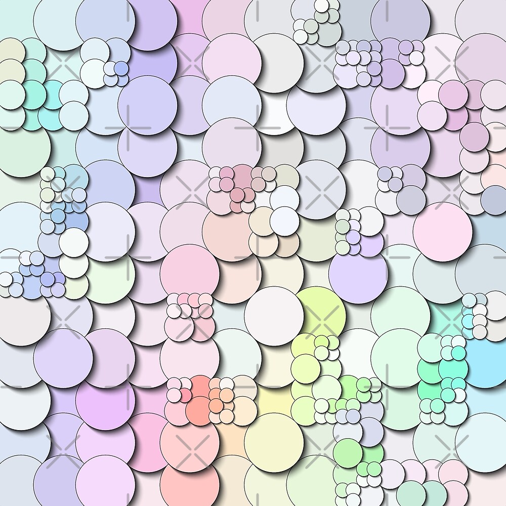 "Pastel Circles" by KaleiopeStudio | Redbubble