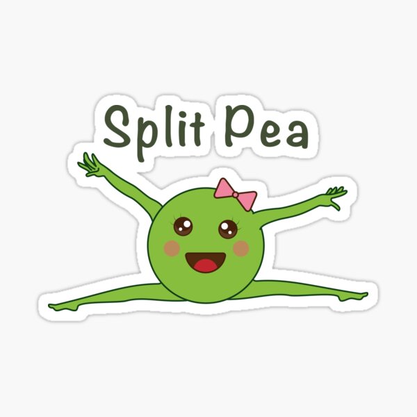 "Split Pea" Sticker for Sale by chyneyee | Redbubble