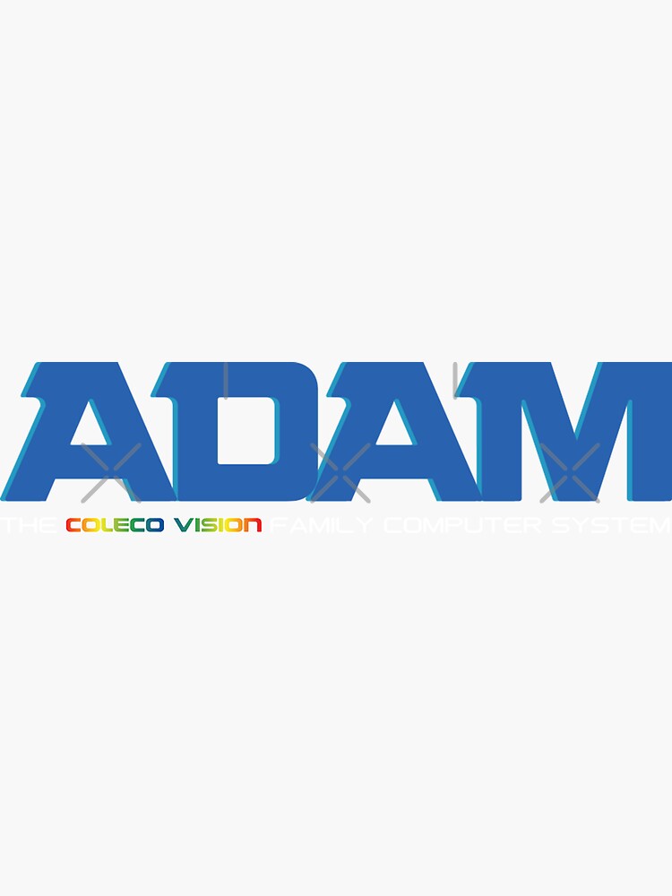 "ADAM Computer System" Sticker for Sale by TeeArcade84 | Redbubble