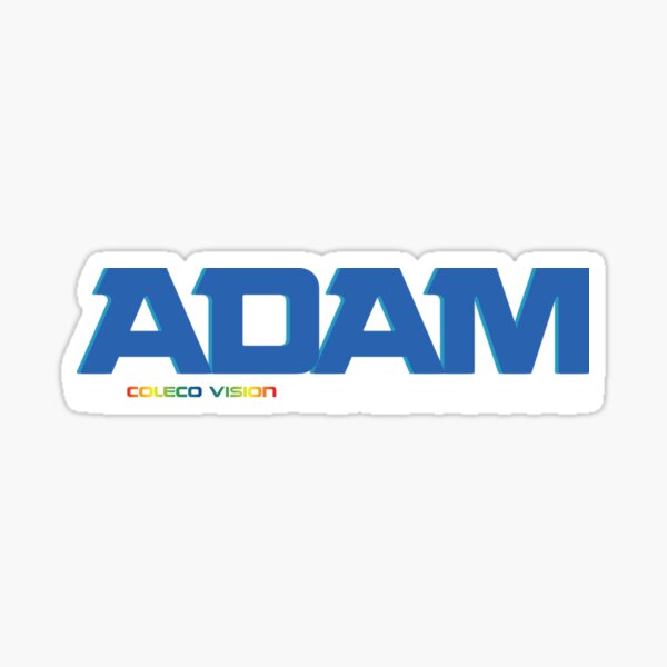 "ADAM Computer System" Sticker for Sale by TeeArcade84 | Redbubble