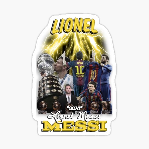 "Lionel Messi: Barcelona & Argentina" Sticker for Sale by rileydinho11 ...