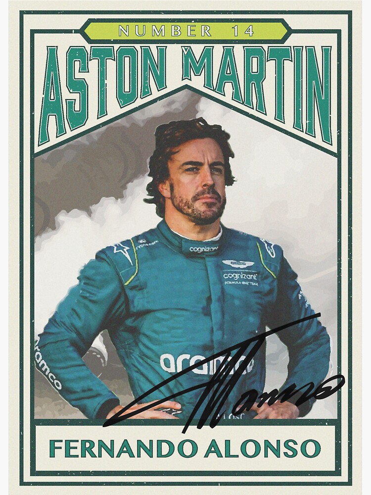 "Fernando Alonso Trading Card" Sticker for Sale by hyperf1xation ...