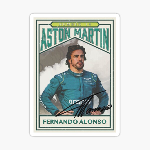 "Fernando Alonso Trading Card" Sticker for Sale by hyperf1xation ...