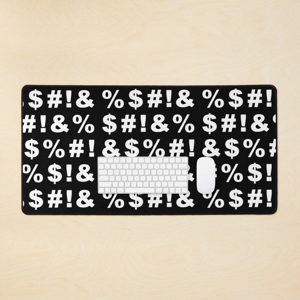 "Symbol Swearing, %$#!&, Censored Cussing, Bleep, Grawlix" Poster for ...