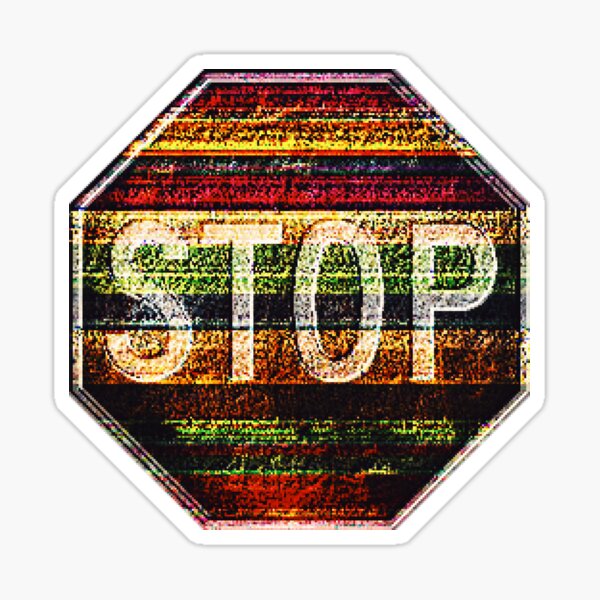 "Stop Sign" Sticker by nopemom | Redbubble