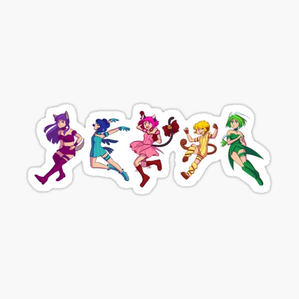 "Tokyo Mew Mew Power!" Sticker for Sale by hijinxx | Redbubble