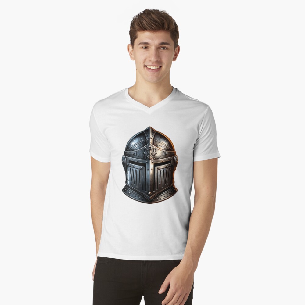 "Medieval Knight Battle Helmet Art" Sticker for Sale by SCG-designs ...