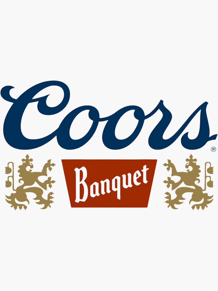 "Coors Banquet" Sticker for Sale by Tyler Faulstick | Redbubble
