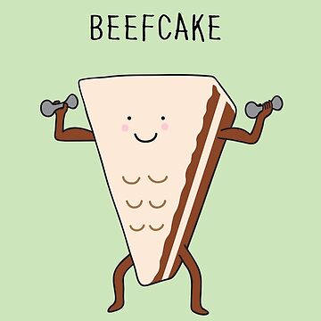 "beefcake" Poster for Sale by Milkyprint | Redbubble