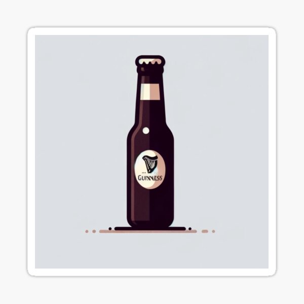 "Guinness" Sticker for Sale by ClumsyClouds | Redbubble