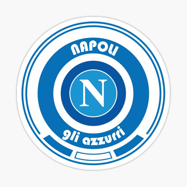 "Serie A - Team Napoli" Sticker for Sale by madeofthoughts | Redbubble