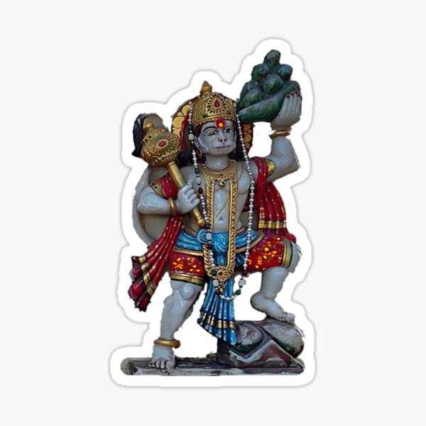 "Lord Hanuman" Sticker for Sale by VeenaNair23 | Redbubble
