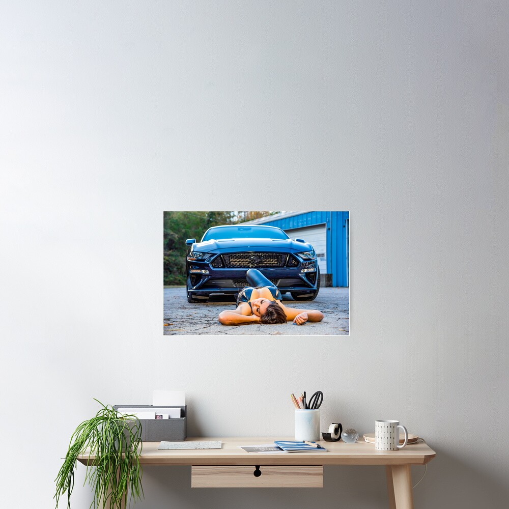 "Mustang laying down" Sticker for Sale by SVT-Tia | Redbubble