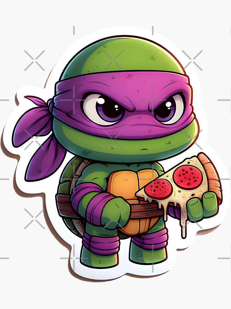 "TMNT Donatello" Sticker for Sale by AugustusGlitch | Redbubble