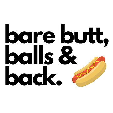 "ITYSL: Bare butt balls & back Color" Sticker for Sale by StuffnSuch ...