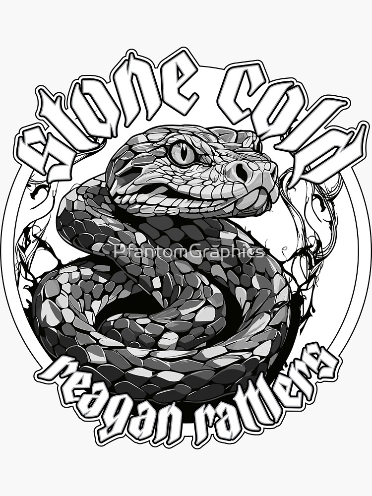 "RRHS Rattlers - 2024 Stone Cold B&W" Sticker for Sale by ...