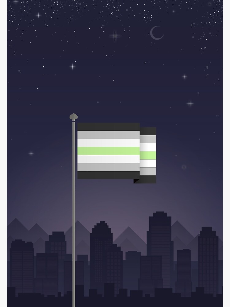 "Agender" Poster by FunFlags | Redbubble