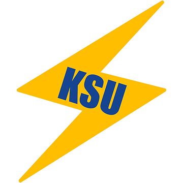 "KSU" Sticker for Sale by LilyGrace6 | Redbubble