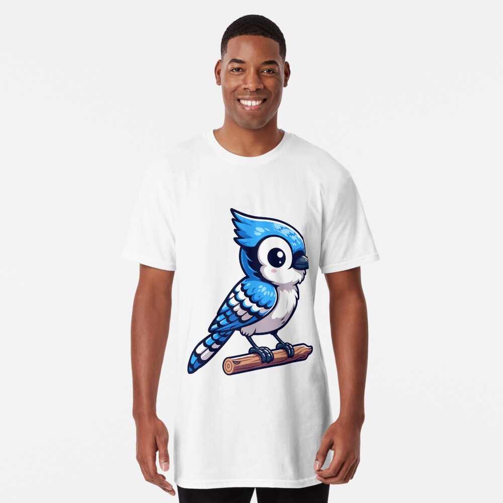 "Elegant Blue Jay Perch" Sticker for Sale by CrativeArtss | Redbubble