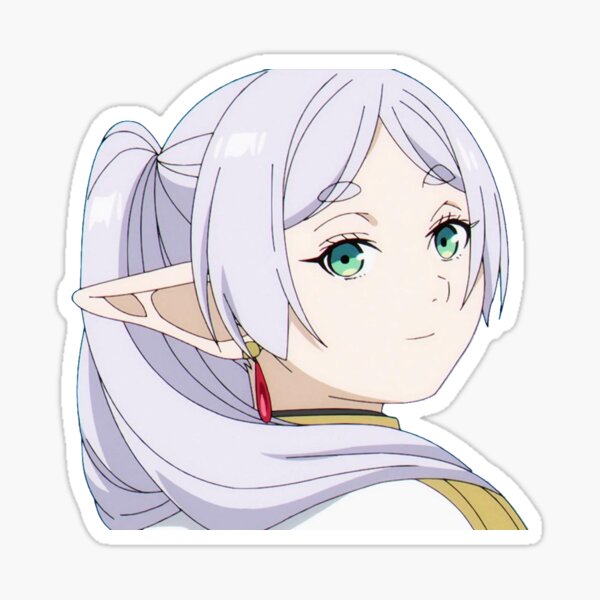 "Frieren Smiling" Sticker for Sale by PoquetoMonsta | Redbubble