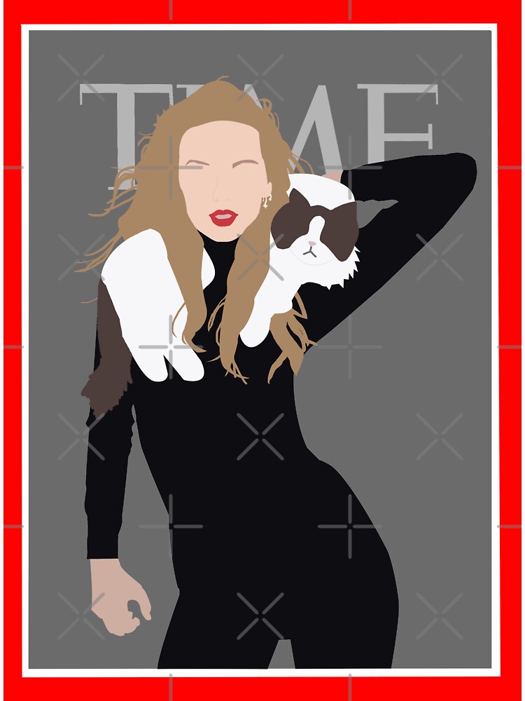 "Taylor Swift Time Magazine" Sticker for Sale by olivialpdesigns ...