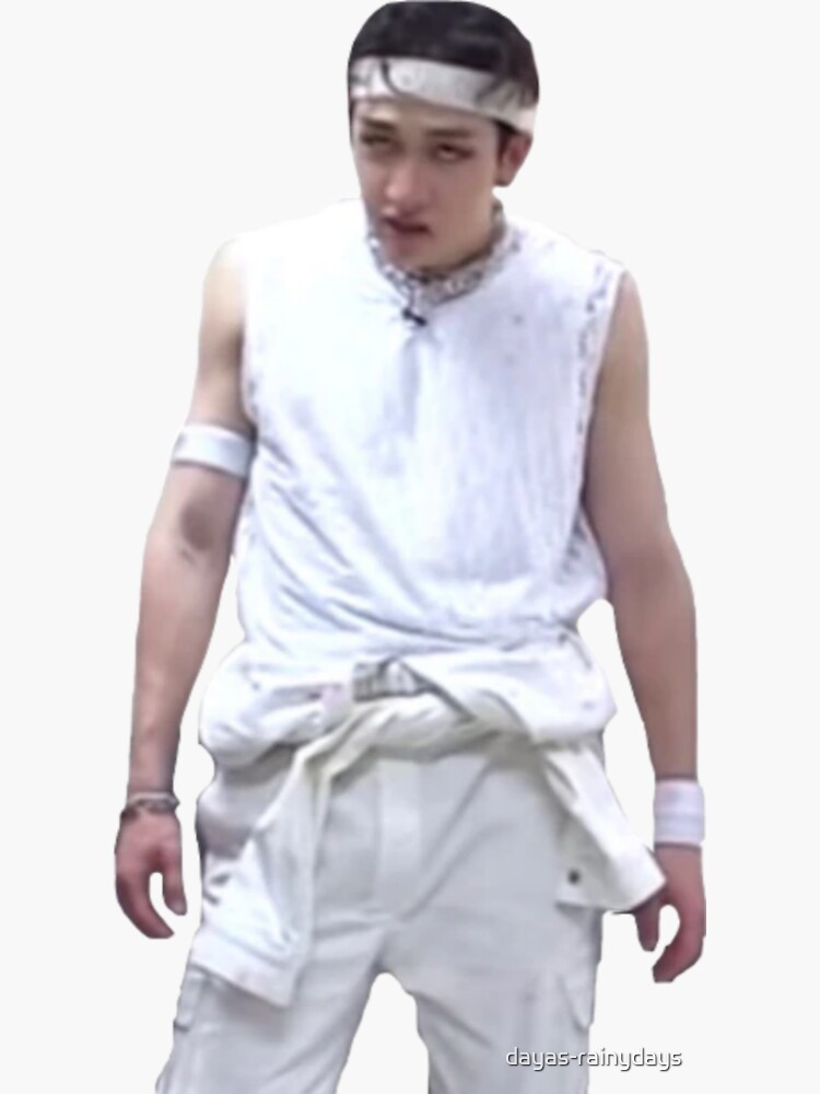 "STRAYKIDS KPOP BANG CHAN MEME" Sticker for Sale by dayas-rainydays ...