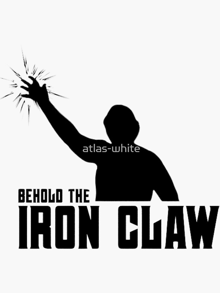 "The Iron Claw, von erich brothers " Sticker for Sale by atlas-white ...