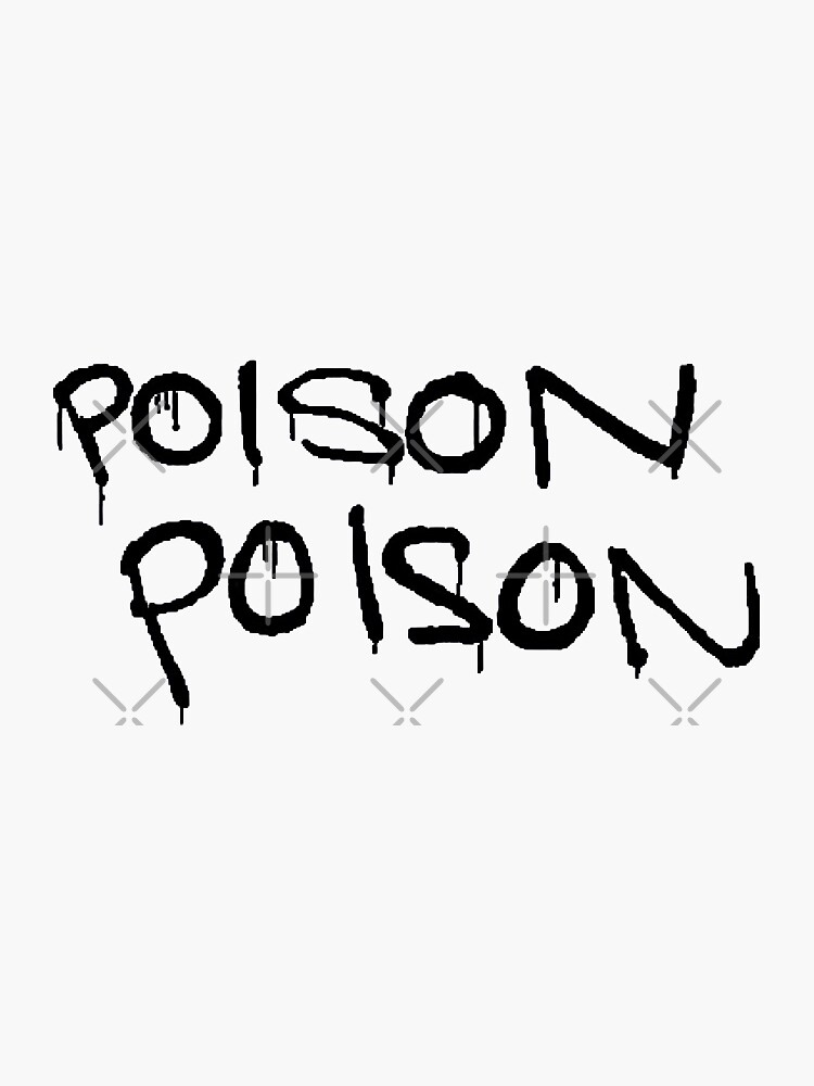"Renee Rapp Poison Poison " Sticker for Sale by LavenderHighs | Redbubble