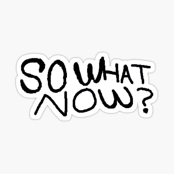 "Renee Rapp So What Now " Sticker for Sale by LavenderHighs | Redbubble