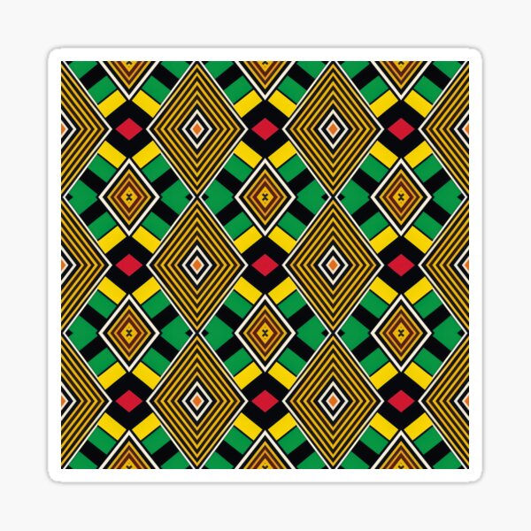 "Mensah Weave" Sticker for Sale by Yzakreativ | Redbubble