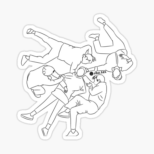 "Welcome to Samdal-ri Friends Kdrama" Sticker for Sale by kart-box ...