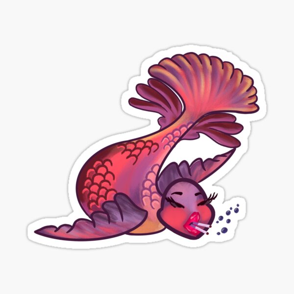 "Arowana Fish" Sticker for Sale by RAMFN ART | Redbubble