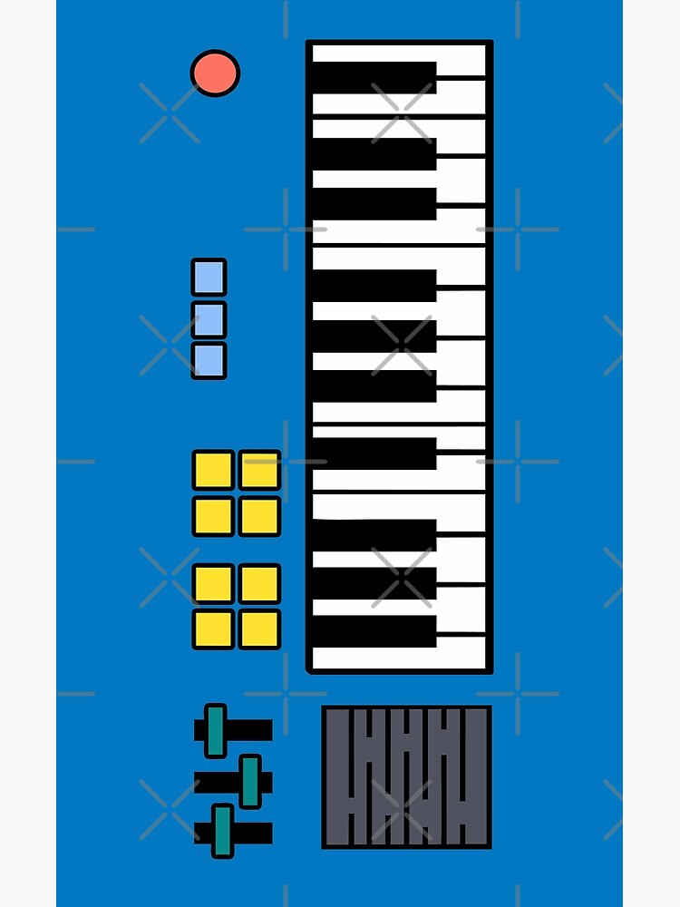 "Gene's Keyboard" Canvas Print for Sale by iheartclothes | Redbubble