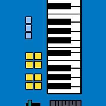 "Gene's Keyboard" Canvas Print for Sale by iheartclothes | Redbubble