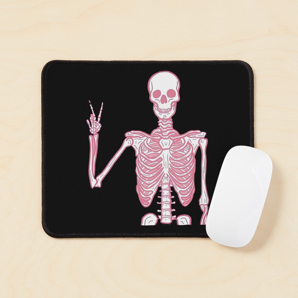 "preppy pink skeleton sticker" Sticker for Sale by PumKage | Redbubble