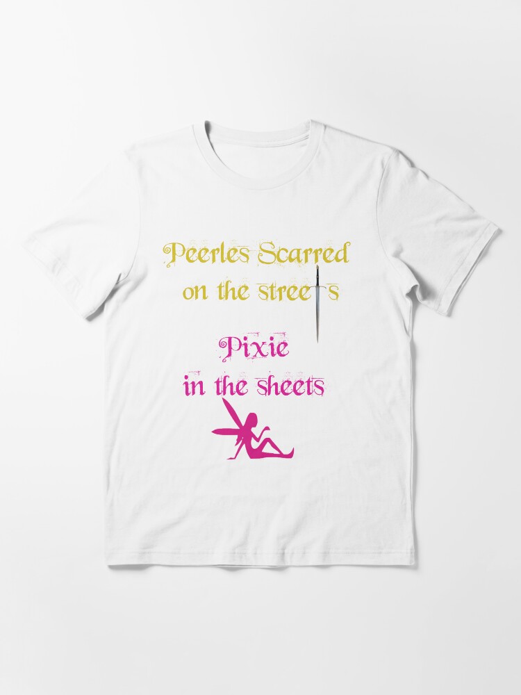 "Peerless Scarred/Pixie" Essential T-Shirt for Sale by hicsuntleones ...